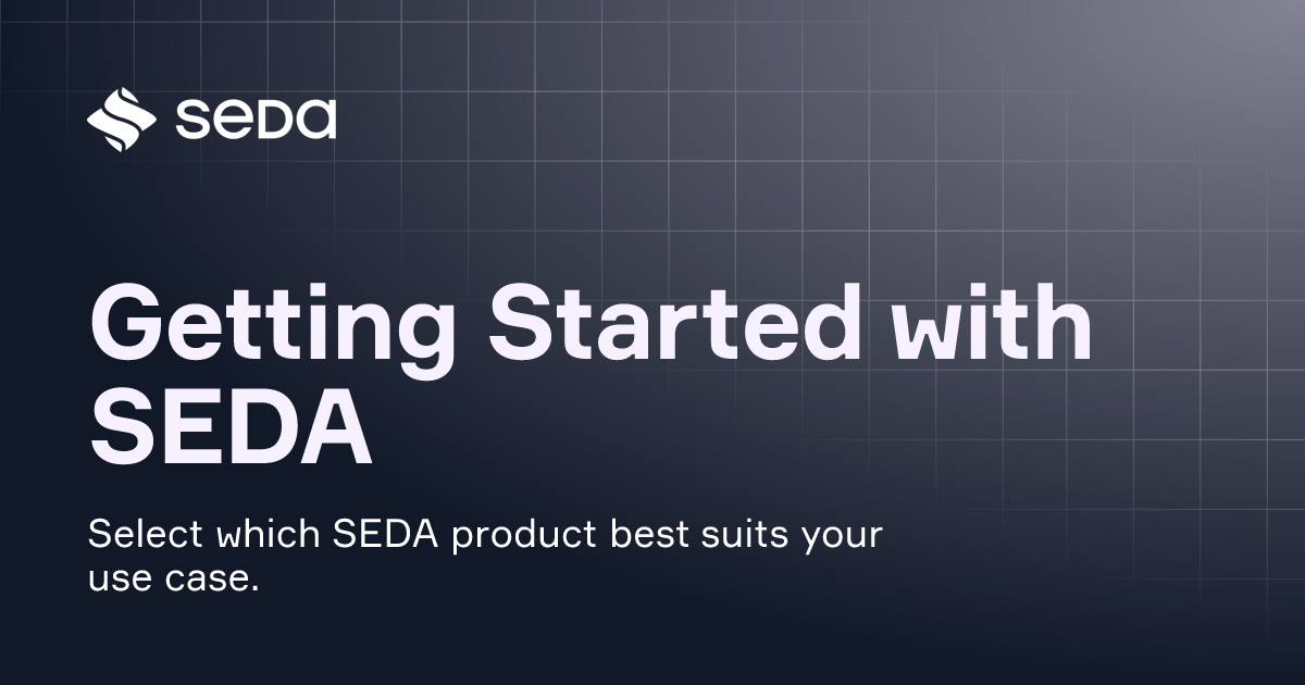 Getting Started with SEDA | SEDA Network Home