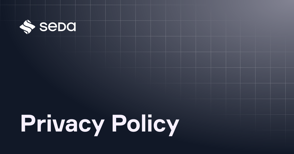 Privacy Policy | SEDA Network Home