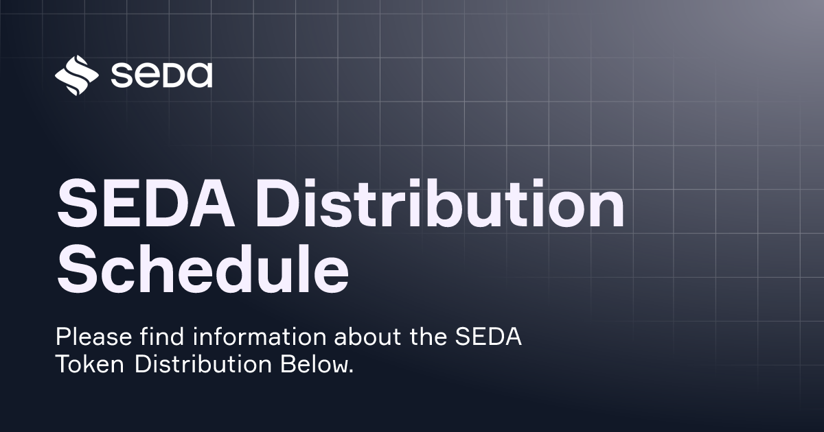 SEDA Distribution Schedule | SEDA Network Home