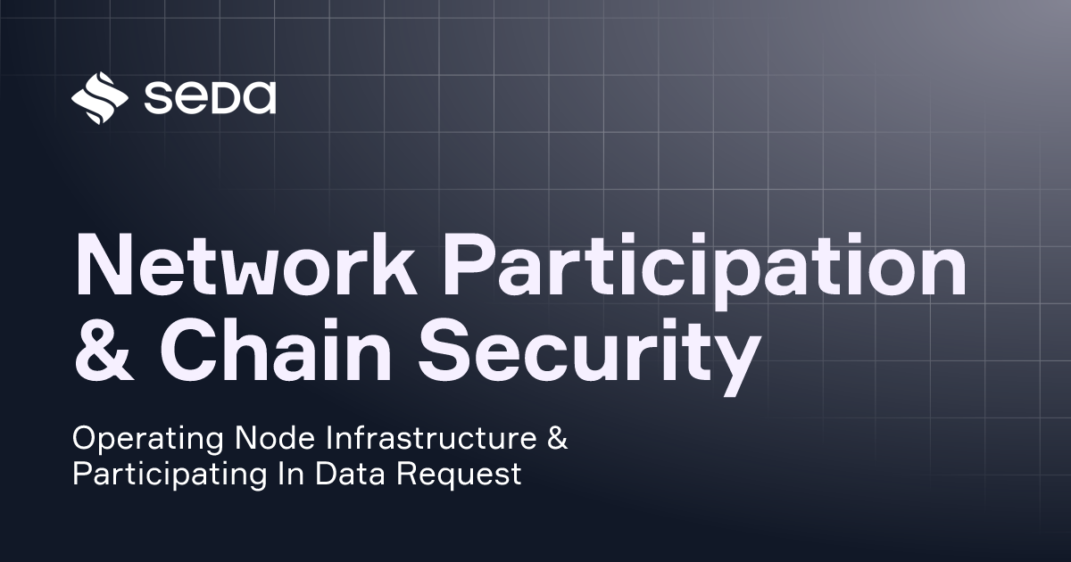 Network Participation & Chain Security | SEDA Network Home