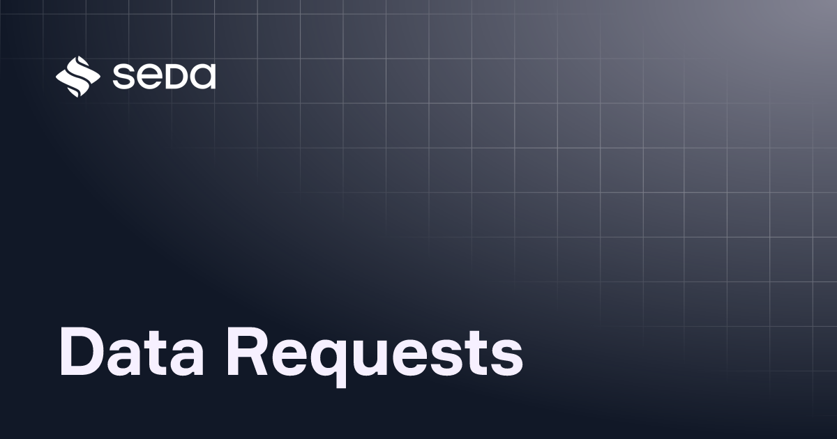 Data Requests | SEDA Network Home